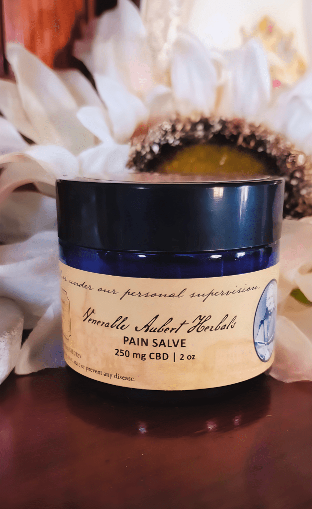 Pain Salve - 250 mg CBD - Venerable Aubert Herbals